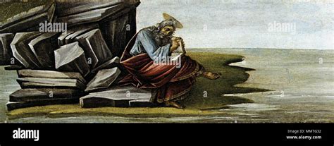 Botticelli Sandro St John On Patmos Tempera On Panel 21 X 269 Cm Entire Predella Galleria