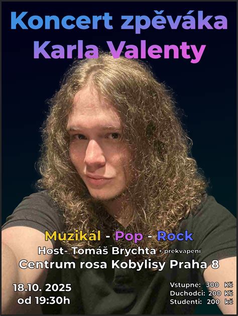 Koncert Karla Valenty A HostŮ