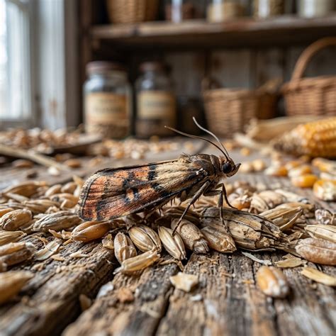 Indian Meal Moth Plodia Interpunctella Insect Identification Guide