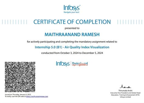 Infosysspringboard Internshipcompletion Datavisualization Gratitude
