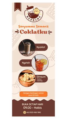 Desain Banner Minuman Ide Makanan Blog Makanan Poster Minuman