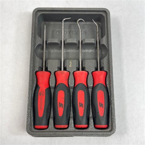 Snap On 4 Pc Instinct Soft Grip Miniature Pick Set Sgasa204cr Shop