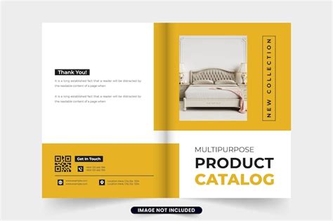 Premium Vector Product Catalog And Promotional Magazine Cover