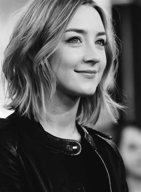 Saoirse Ronan Medium Length Hair Styles Short Shaggy Bob Hairstyles