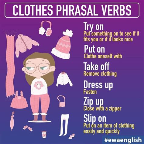 Ewa Learn English On Instagram “phrasal Verbs Relating To Clothes