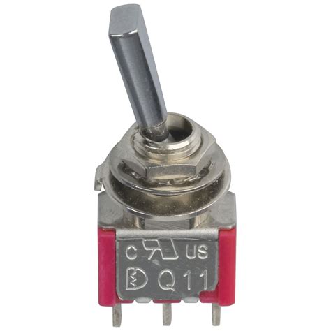 Spdt Flattened Actuator Mini Toggle Switch Jaycar New Zealand