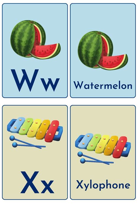 Abc Flashcards For Preschool Education