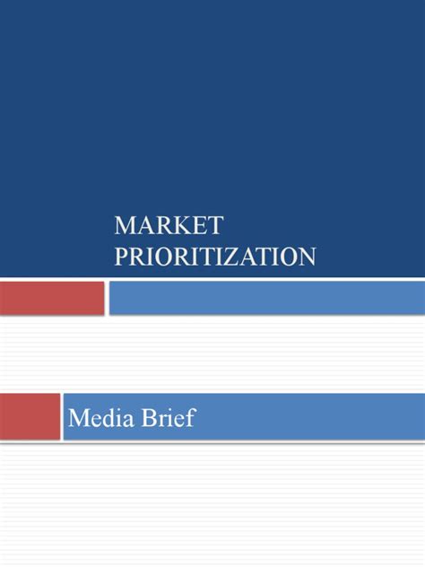 Market Prioritization Pdf Economies Microeconomics