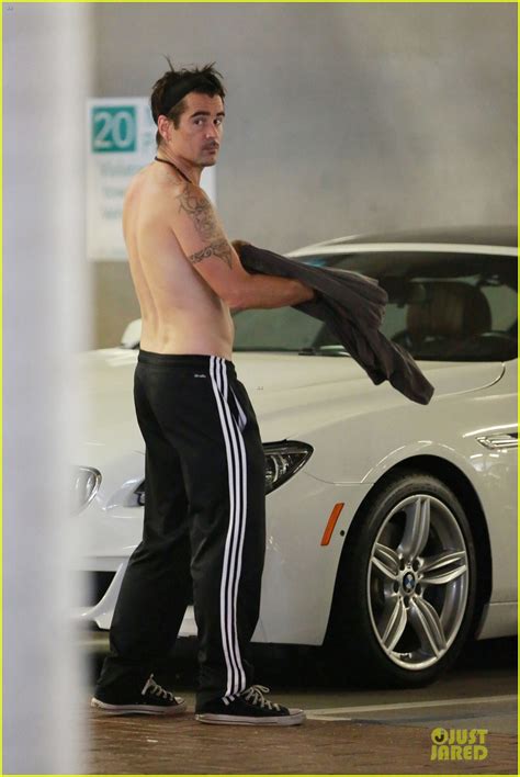 Colin Farrell Goes Shirtless After West Hollywood Lunch Photo 3145093