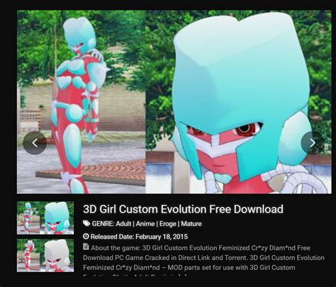 3d Girl Custom Evolution