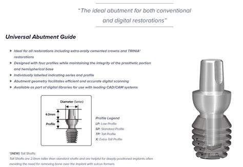 Universal Abutment System Bicon Italia