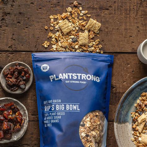 Rips Big Bowl Cereal Date And Raisin 2 Pack Plantstrong Foods