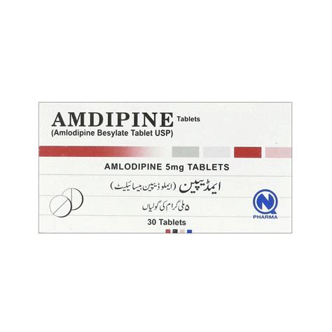 Amdipine 5mg Tablet