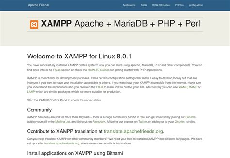 How To Install Xampp Server On Centos 8 Rocky Linux 8 Computingforgeeks