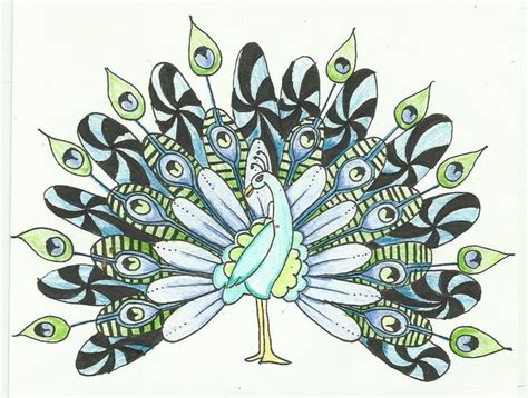 Peacock Zentangle Zentangle Art Tangle Art Zentangle Patterns
