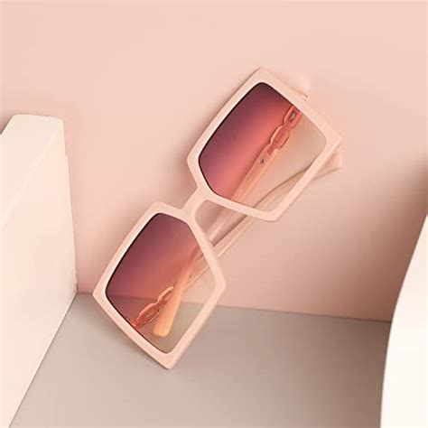 Buy Haute Sauce Pink Rectangular Sunglasses For Women Black Frame And