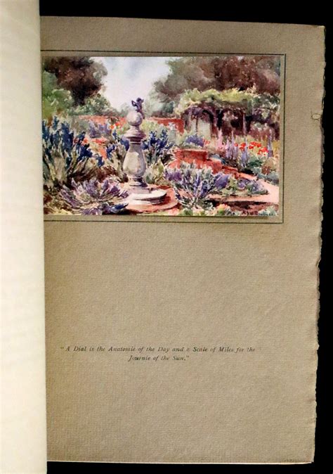 1914 Rare First Edition A Book Of Old Sundials And Their Mottoes Bind