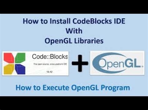 Setup OpenGL And GLUT In CodeBlocks Computer Graphics Lab Windows YouTube