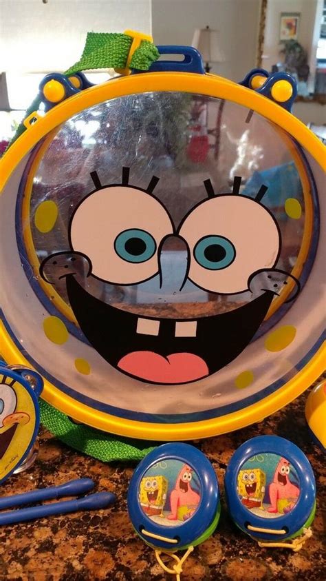 Spongebob Squarepants Drum Set Party Band Musical Instrument Lot 1980221911