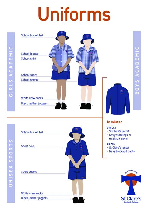 Uniforms St Clares Catholic School