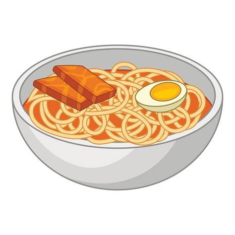 Udon Noodles Icon Cartoon Style 15209312 Vector Art At Vecteezy