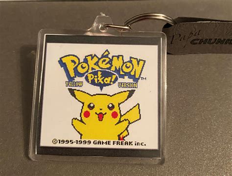Pokemon Yellow Key Ring I Made Rpokemon