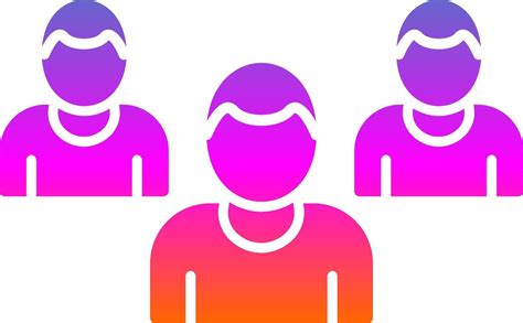 Collaborative Glyph Gradient Icon 38888868 Vector Art At Vecteezy