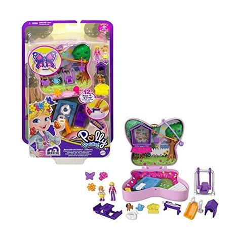 Polly Pocket Coffret Univers Le Jardin Papillon Mini Figurines Pol