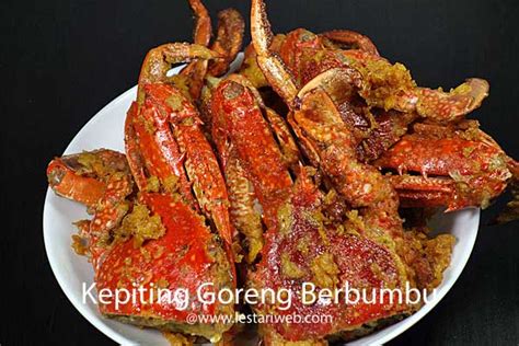 Resep Kepiting Goreng Berbumbu Asli Indonesia