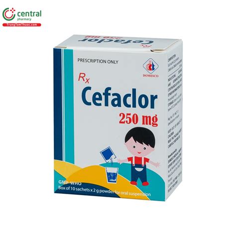 Thuốc Cefaclor 250mg Domesco Kháng Sinh Nhóm Cephalosporin Phổ Rộng