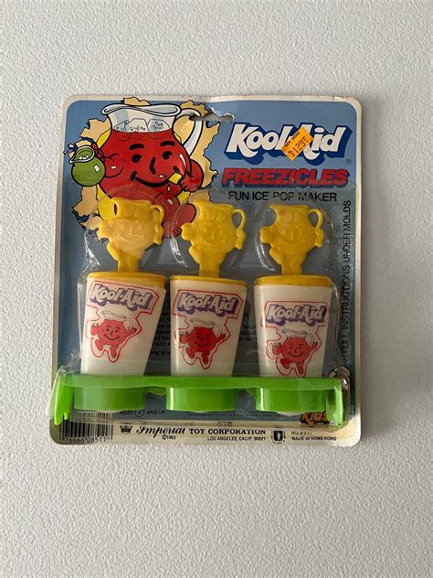 Rare Vintage 1983 Kool Aid Freezicles Ice Pop Popsicle Maker Imperial New In Package Etsy