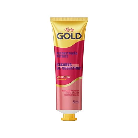 Niely Gold Cr Queratina 80g Gtineanupc 7908785464525 Cadastro De