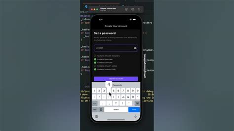 Flutter Password Strength Checker🔑 Shorts Shortvideo Flutter