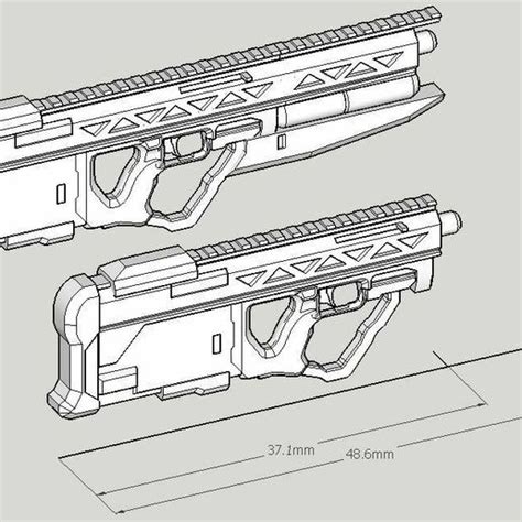 😇 Halo 4 Inspired Dmr For 112 Action Figure・free Stl File For 3d