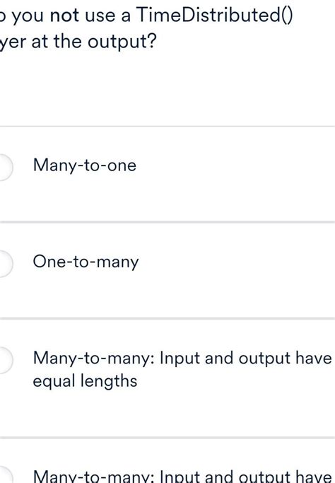 solved you not use a timedistributed yer at the output