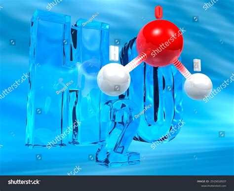 Chemical Formula Water Hydrogen Atoms Attached Stock Illustration 2515010537 Shutterstock