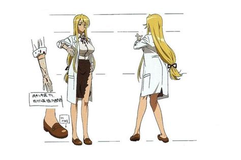 Stunning Character Design Of Marikawa Shizuka From Highschool Of The Dead
