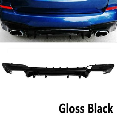 Ninte Rear Diffuser For 2018 2021 Bmw G01 X3 M Sport M40i Gloss Black