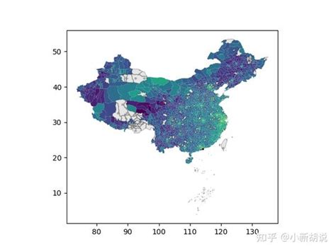 Python地图热力图可视化以中国各区县数字普惠金融发展水平为例 知乎