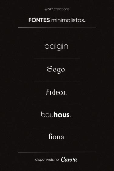 Tipografía Minimalista Inspiración Canva Elegir Tipografías Para Diseño Gráfico Estilos De