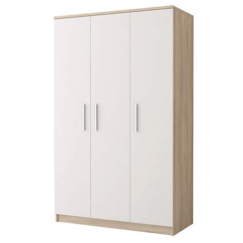 Elegant Omega 19 Hinged Wardrobe W1200mm H1930mm D500mm White Matt