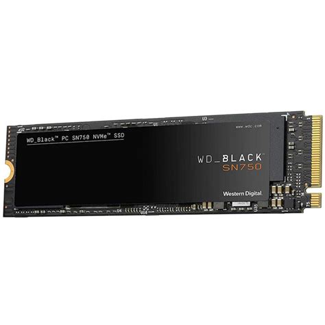 SSD WD Black SN750, 1TB, M.2 2280, NVMe, Leitura: 3470MBs e Gravação ...