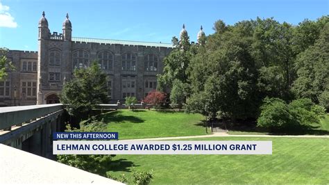 News 12 Bronx Lehman College Awarded 125 Million To Promote Health