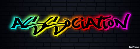 Association Text Effect And Logo Design Word