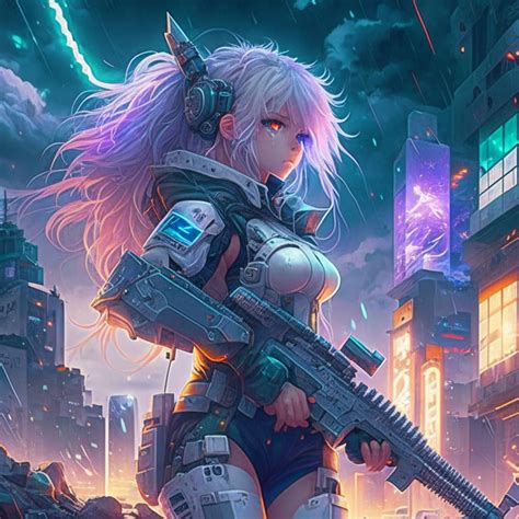 Silver Cyber Soldier Girl By Zealotxdrd On Deviantart