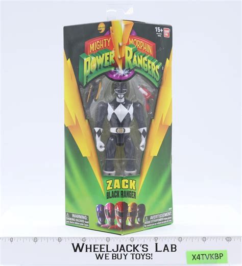 Zach Black Ranger Mighty Morphin Power Rangers 2015 Bandai New Misb Wheeljacks Lab