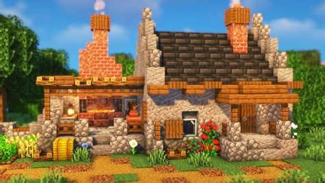Minecraft Easy Medieval Blacksmith Base Tutorial Minecraft