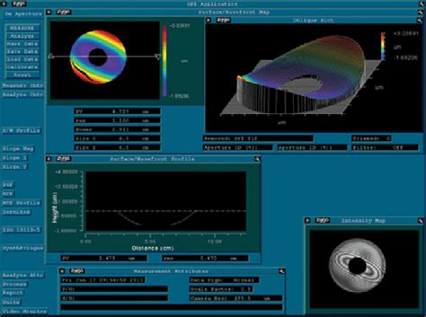 Flatness Photograph Of Polished Glass Disk Substrate Test 2 Color