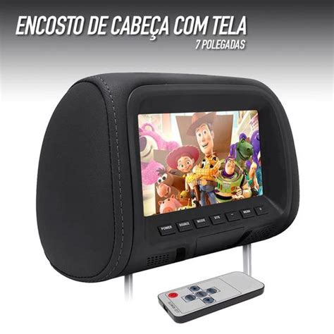 Encosto Com Tela Lcd Unidade Grafite Cinza Escuro Peugeot 208 7 Polegadas Dependente Replicação
