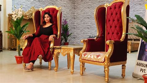 High Back Chairs In Teak Wood